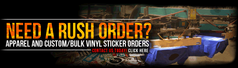 Contagious Graphics - Custom screen printed apparel, vinyl stickers and ...