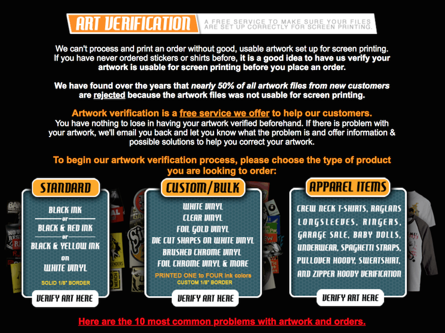 Contagious Graphics - Verify / Sending Art